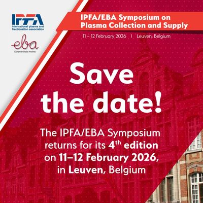 4th Biennial IPFA/EBA Symposium on Plasma Collection and Supply | The ...