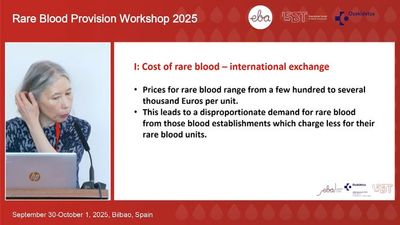 4. Break-out rooms: Cost of rare blood and international exchange | The ...